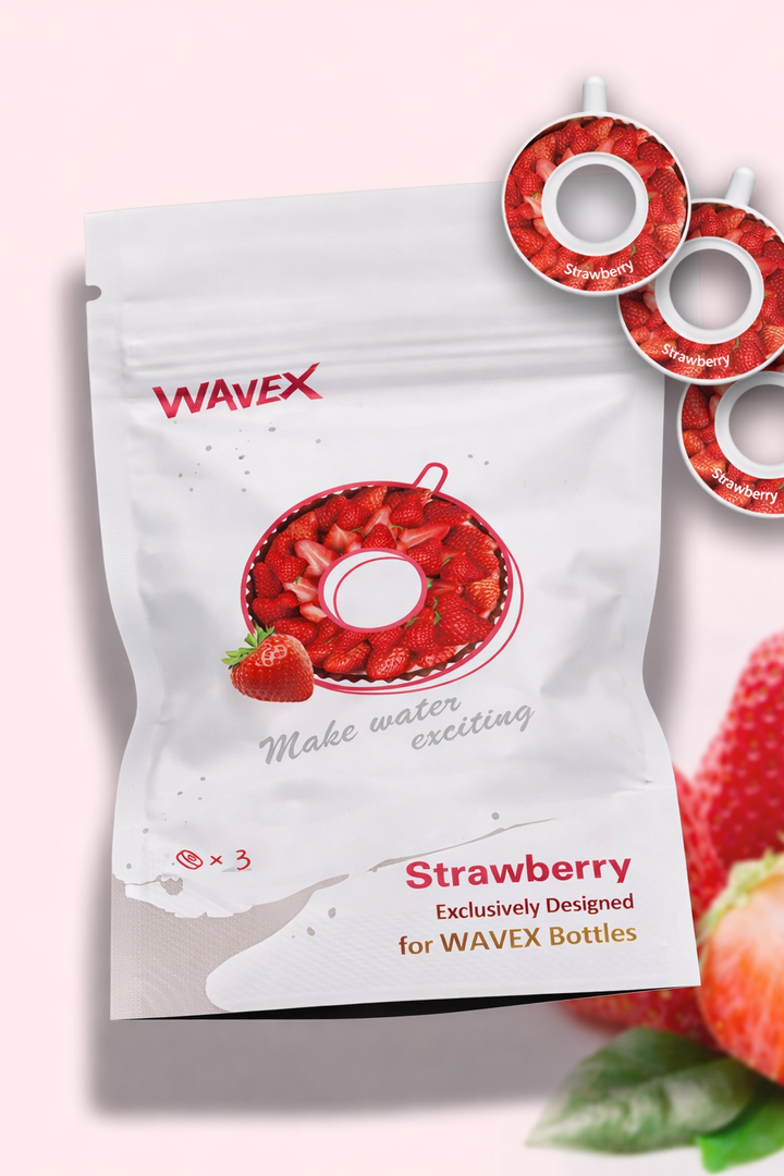 Water Bottle With Flavor Pods And Smell Rings For Fragrance | WAVEX